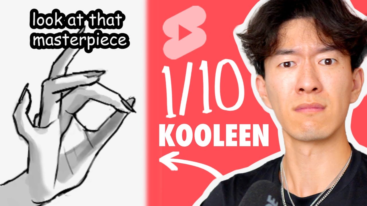 RATING YOUTUBE SHORTS ART TUTORIALS 😭 9