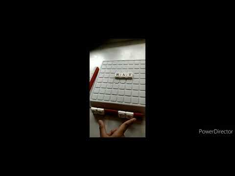 how to play upwords in hindi || good and easy indoor game ||