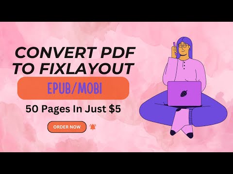 PDF to ePub, fixed layout eBook for Amazon KDP