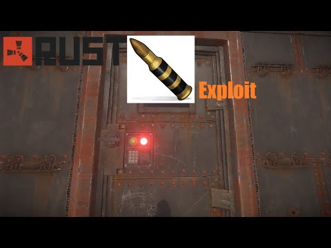 Rust explosive ammo glitch - Destroy armored doors quickly and easily! (Patched)