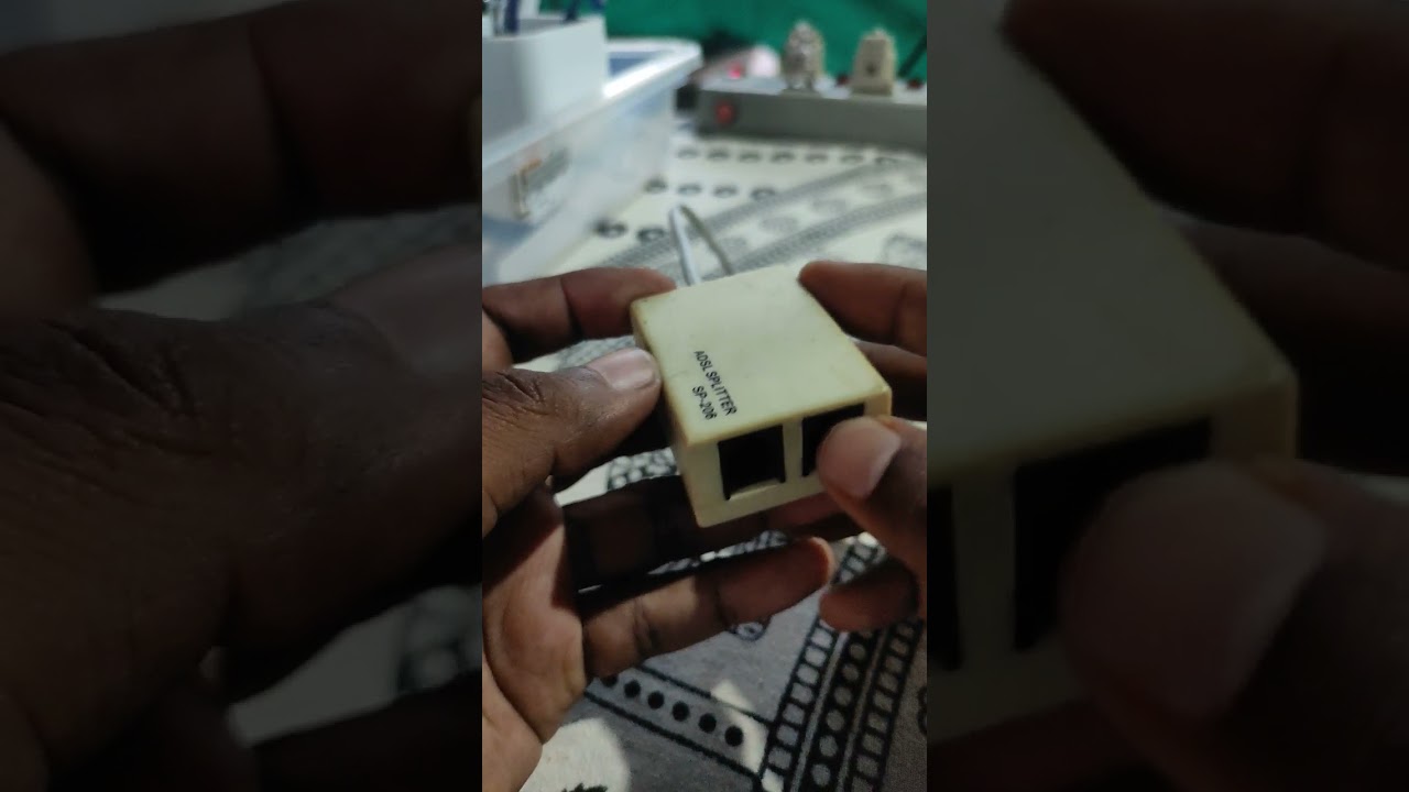 ADSL splitter | rj 11 splitter | phone and router splitter