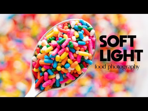 How to create soft light for food photography using a flash #SHORTS