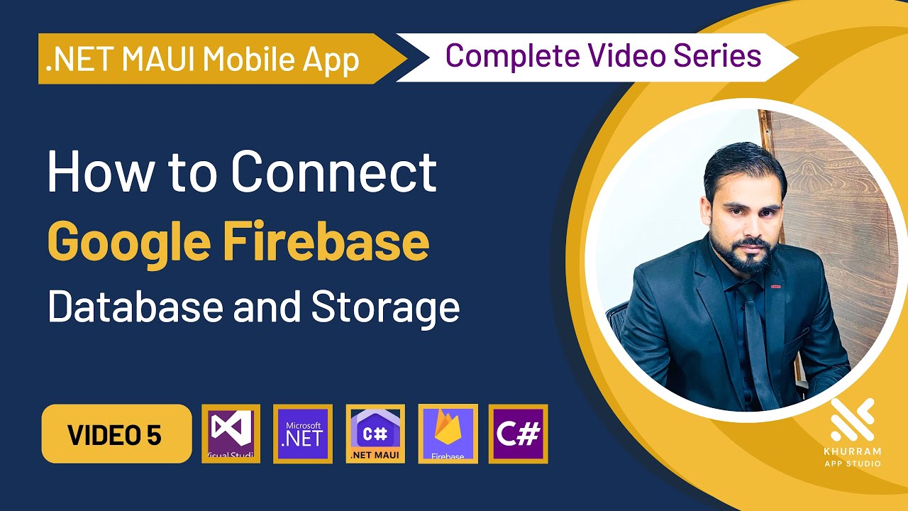 How to Connect Firebase Realtime Database & Storage | .NET MAUI Tutorial Series for Beginners