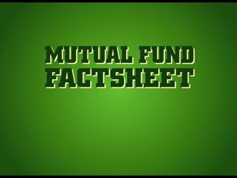 What is a Mutual Fund Factsheet? - Term Buster - Franklin Templeton India