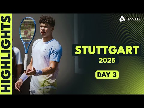 Shelton Takes On Herbert; Fritz, Lehecka, Struff & More Feature | Stuttgart 2025 Day 3 Highlights