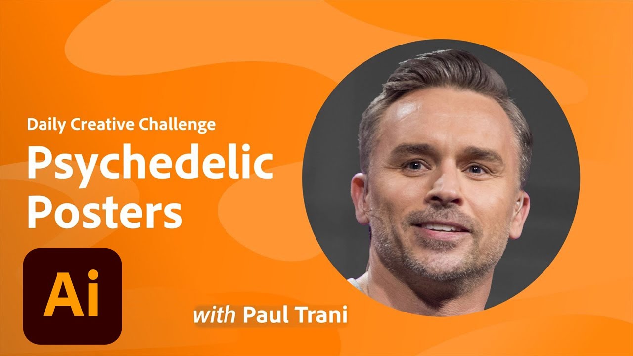 Illustrator Daily Creative Challenge - Psychedelic Posters | Adobe Creative Cloud