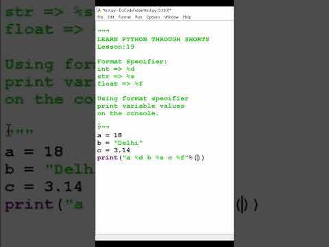 format specifier in python #shorts #python #coding #pythontricks #pythonprogramming #pythonfullcours