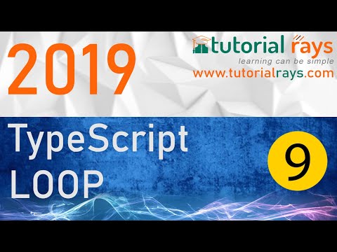 Learn 9 Loops in TypeScript 2019 Tutorial Rays | By Umar Rahman - Mind ...