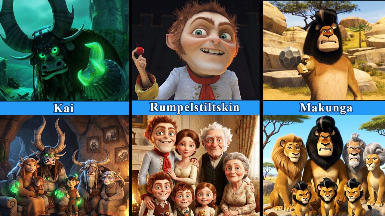 Every DreamWorks Villain If They Had Families | Animated Antagonists Reimagined