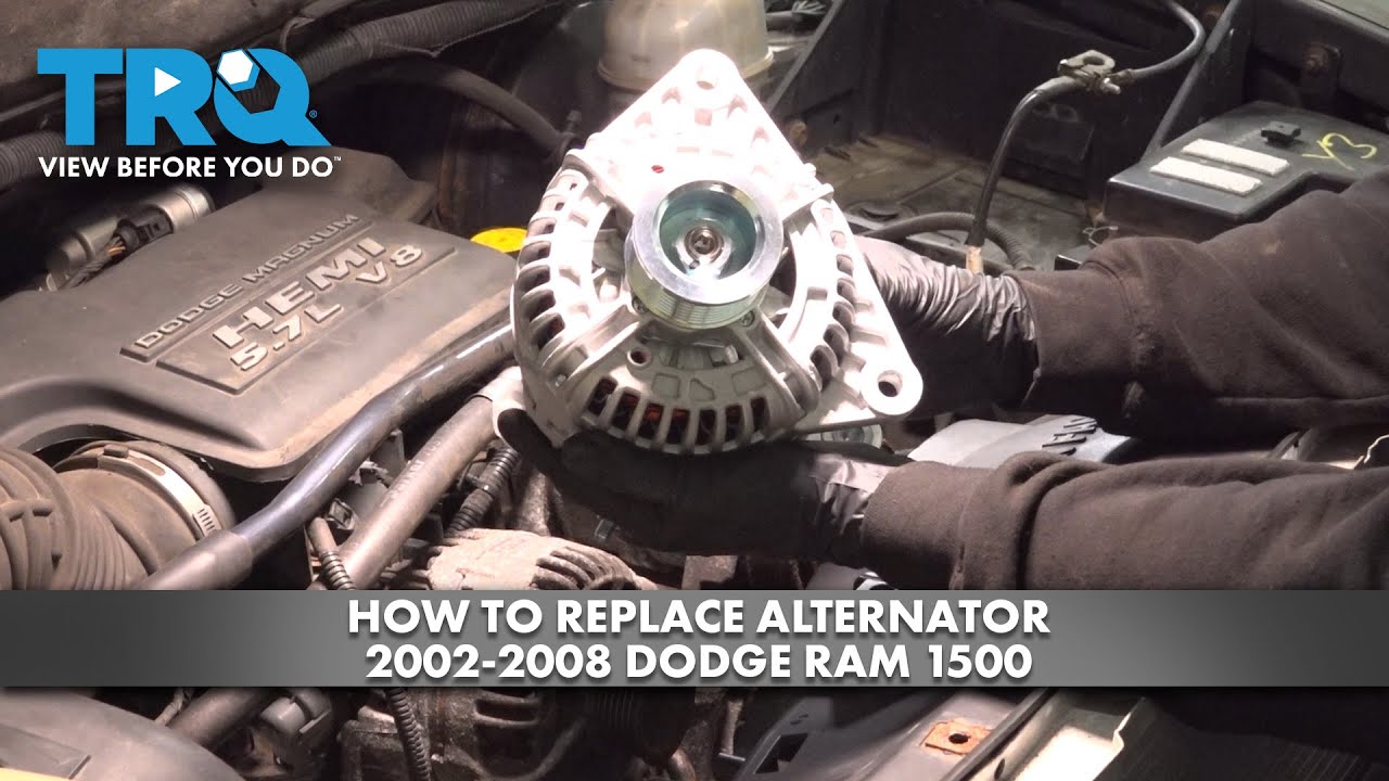 How to Replace Alternator 2002-2008 Dodge Ram 1500