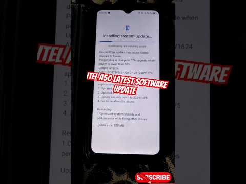 itel A50 Latest Software Update #viralshort #itel #a50 #update #software