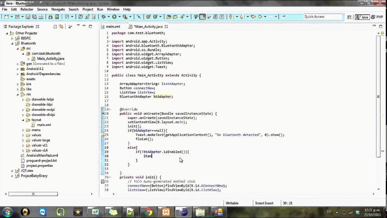 Android development Tutorial Bluetooth   3   YouTube