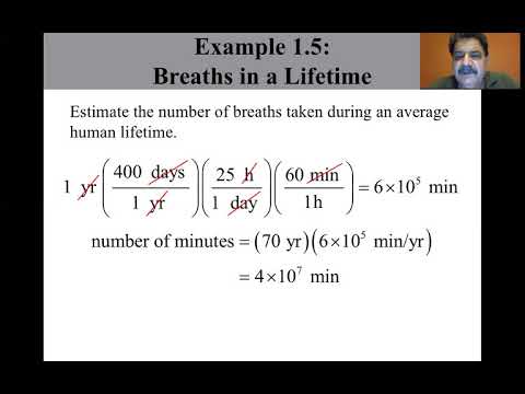 University Physics Lectures, Estimates and Order of Magnitude