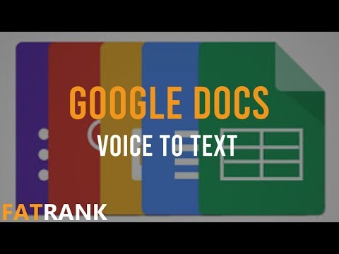 Voice-To-Text: Google Docs | FatRank Explains
