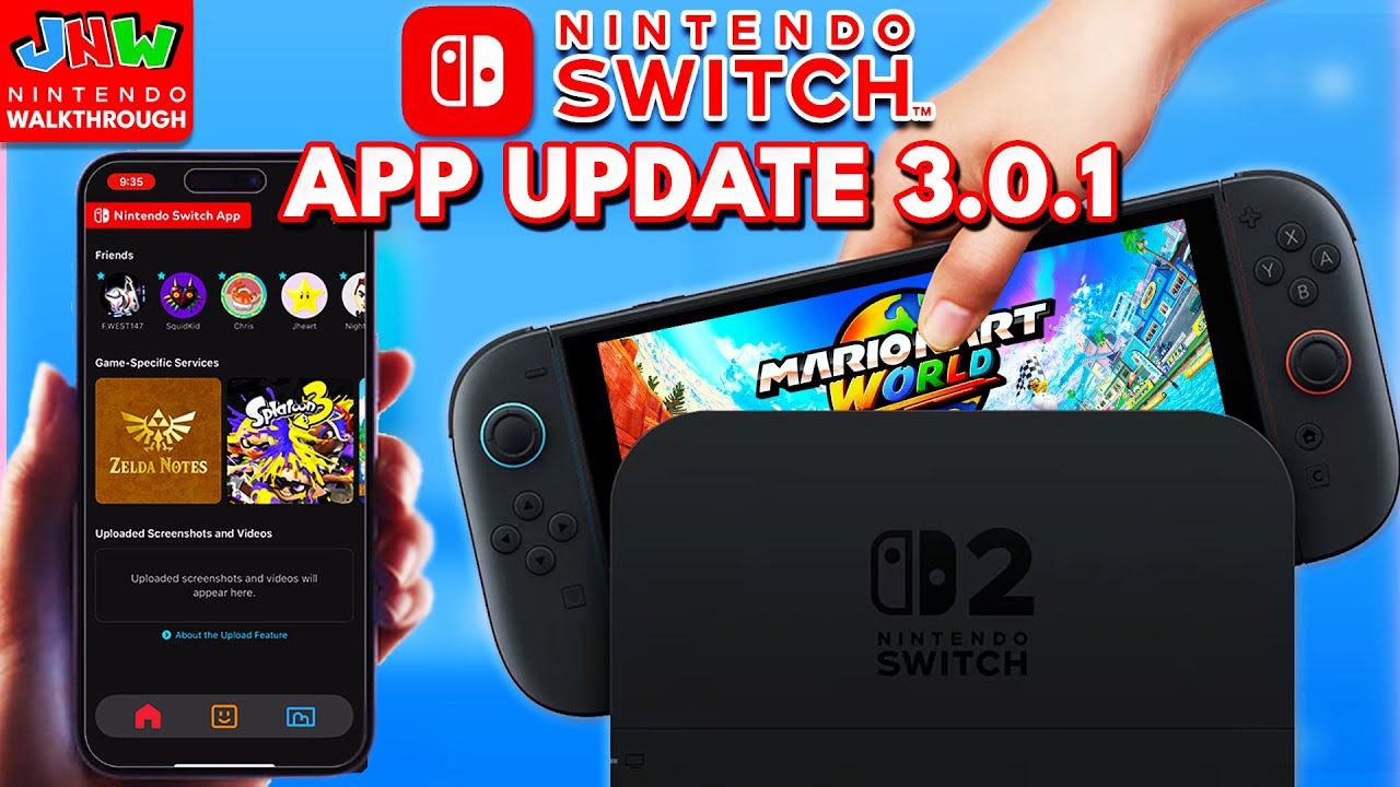 Nintendo Switch App Update 3.0.1 (Switch 2) WALKTHROUGH!