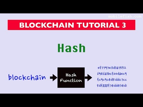Blockchain tutorial 3: Hash Video Lecture - Blockchain Tutorial: A ...