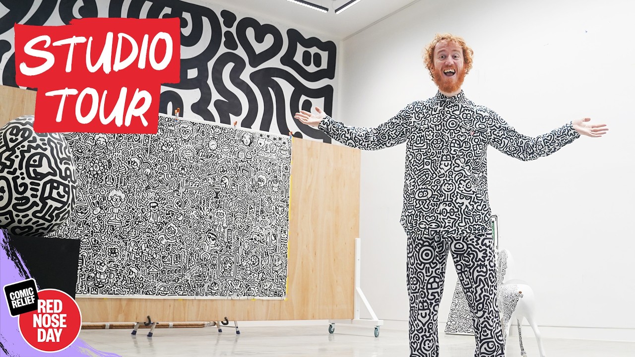 Inside Mr Doodle's Art Studio | Red Nose Day 2026
