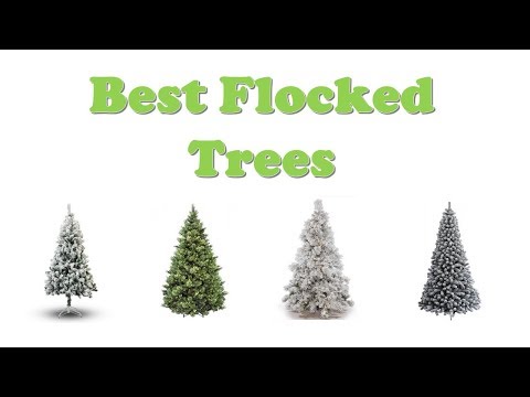 10 Flocked Christmas Tree 2023