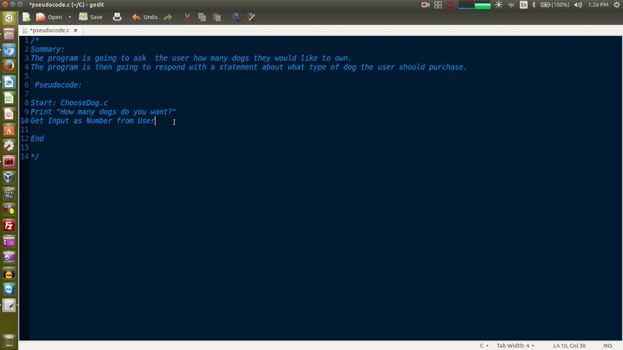 Algorithms: 3: Intro to Pseudocode