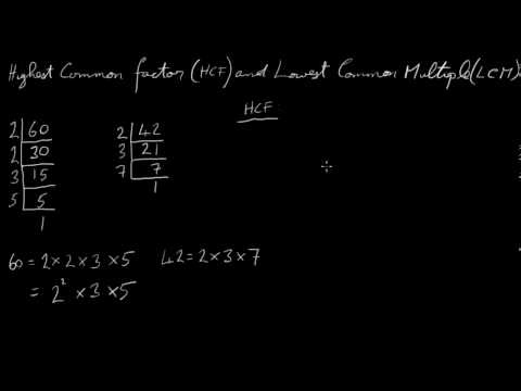 HCF LCM