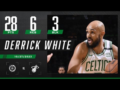 Derrick White CLUTCH 🙌 14 PTS in 4th QTR to lead Celtics to win vs. Heat | NBA on ESPN