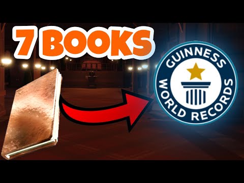 7 Books in [15s] LIBRARY Door 50 - Roblox Doors