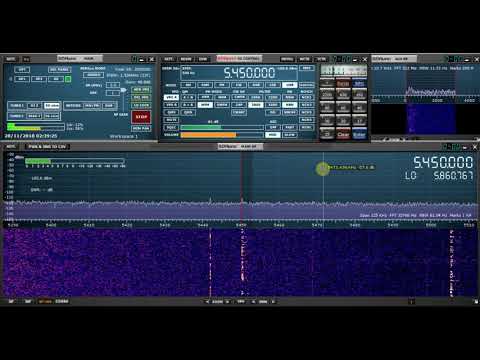 Military 1 Information VOLMET 5450 kHz UK, copied in Rio Capim, Brazil