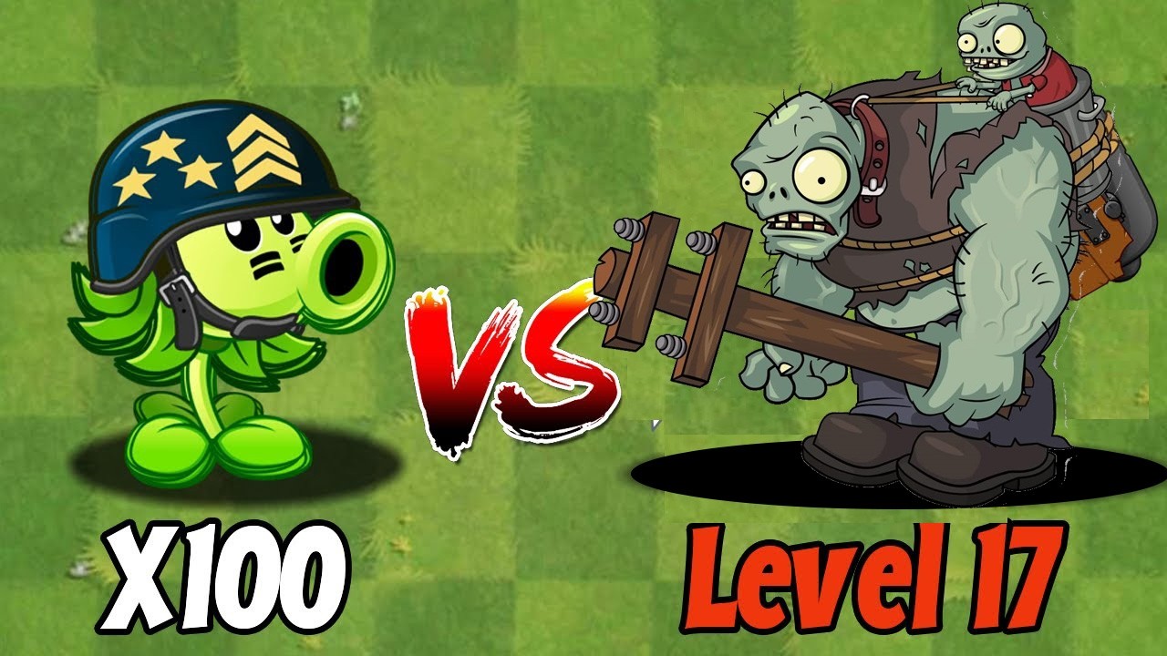 Every 100 Plants Vs Team Tutorial Zombie - Who Will Win? - Pvz 2 Challenge