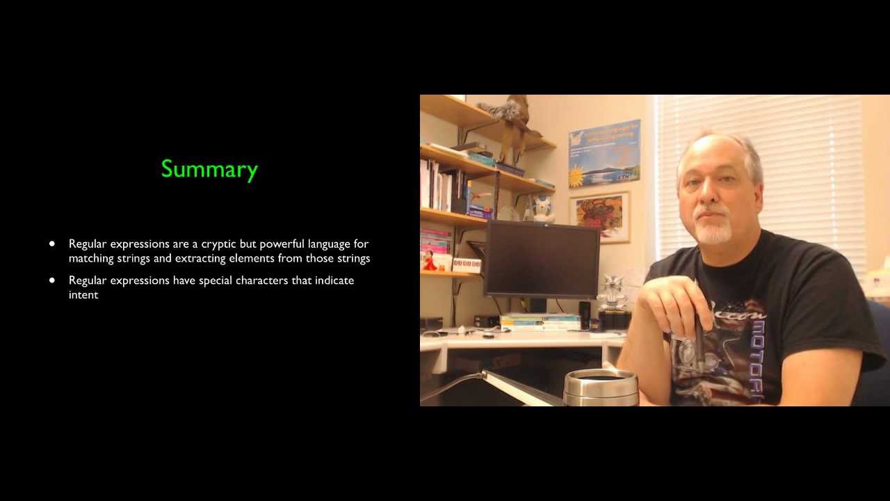 Python for Informatics - Chapter 11 - Regular Expressions