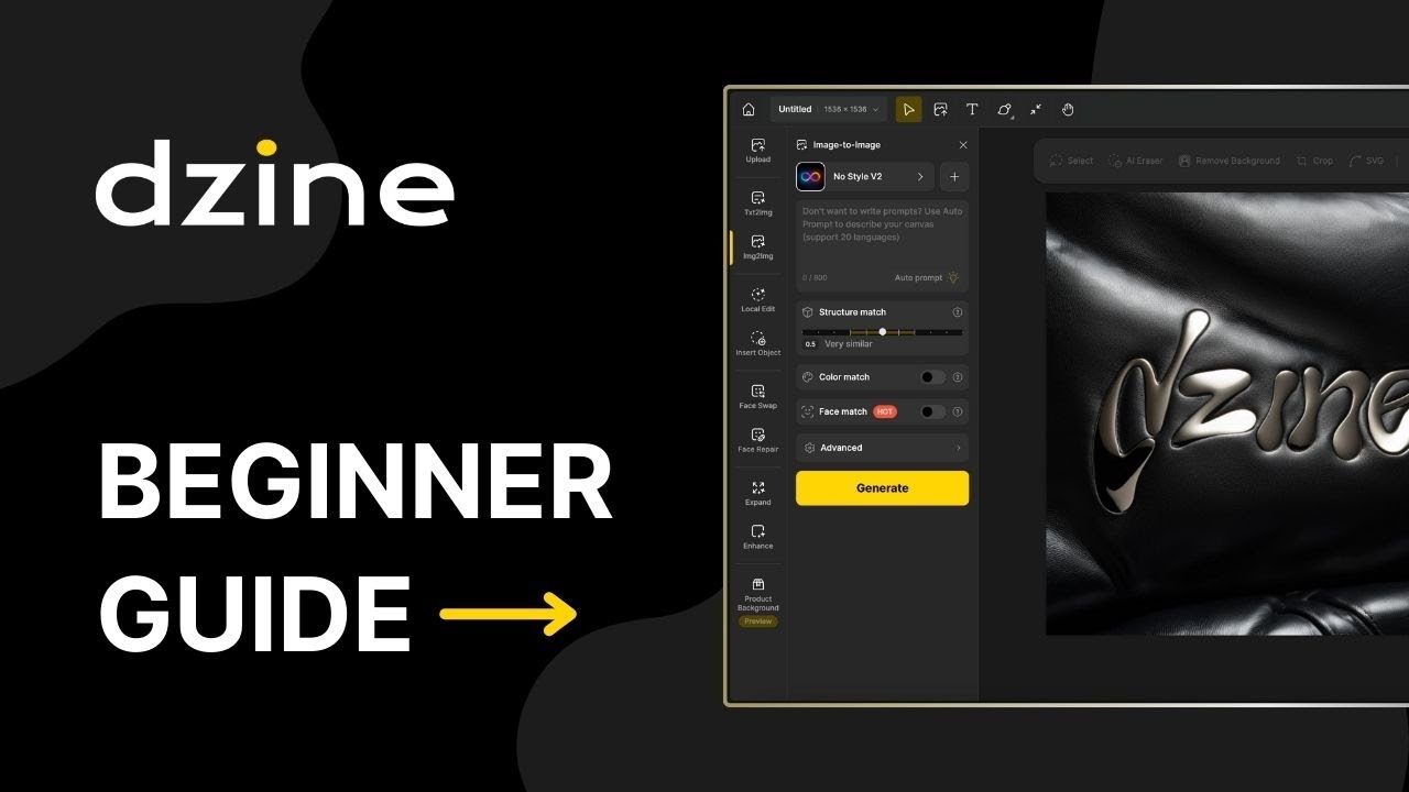 Dzine AI - Most controllable AI image and design tool with generation ...