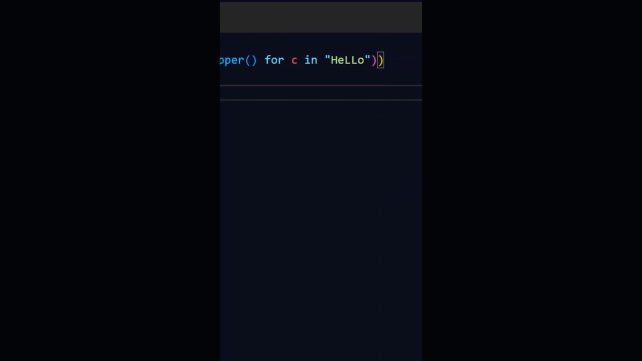 Count uppercase chars in string using Python  #coding #python #programming