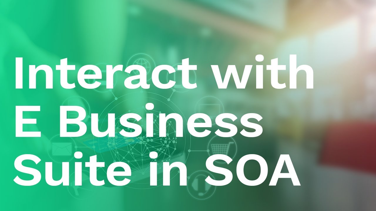 [Blog] Interact with E Business Suite in SOA