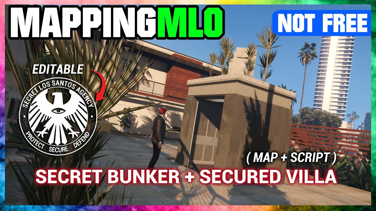 Secret Bunker + securised villa ( MAP & SCRIPT ) (FIVEM)