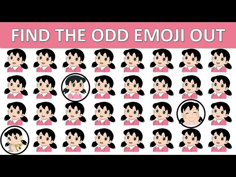 Find ODD Emoji Out | 90% people fail to find even half of Odd Emoji | Test Your Brain | EYE TEST #4