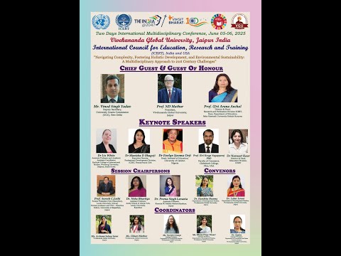 ICERT & Vivekananda Global University, Jaipur Conference June 06, 2025