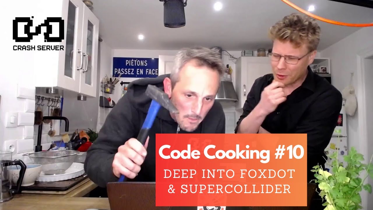 Code Cooking with CrashServer #10 - livecoding tutorial : Deep into FoxDot & SuperCollider