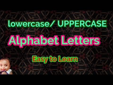 lowercase and UPPERCASE letter|Alphabet Letter |how to learn english alphabet letter|Tamil|KIDS R tv