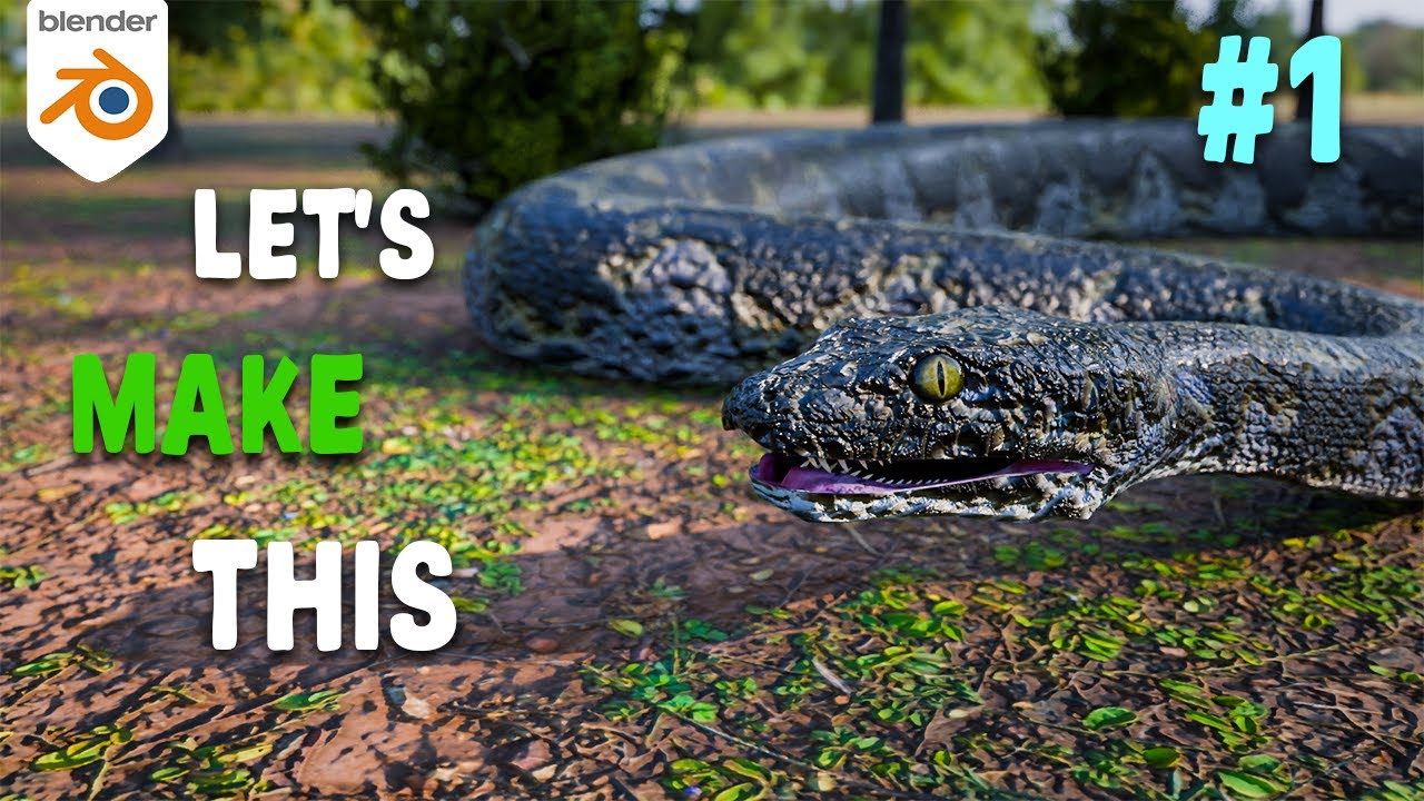 How I Made This Snake Animation in Blender! 🐍 | Full Animation Guide (Part 1)