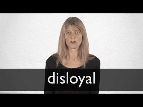 DISLOYAL definition and meaning | Collins English Dictionary