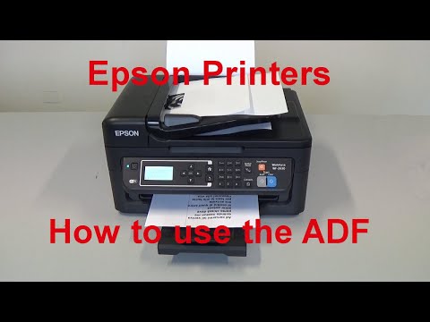 How to make a copy with the ADF - Epson inkjet Printers