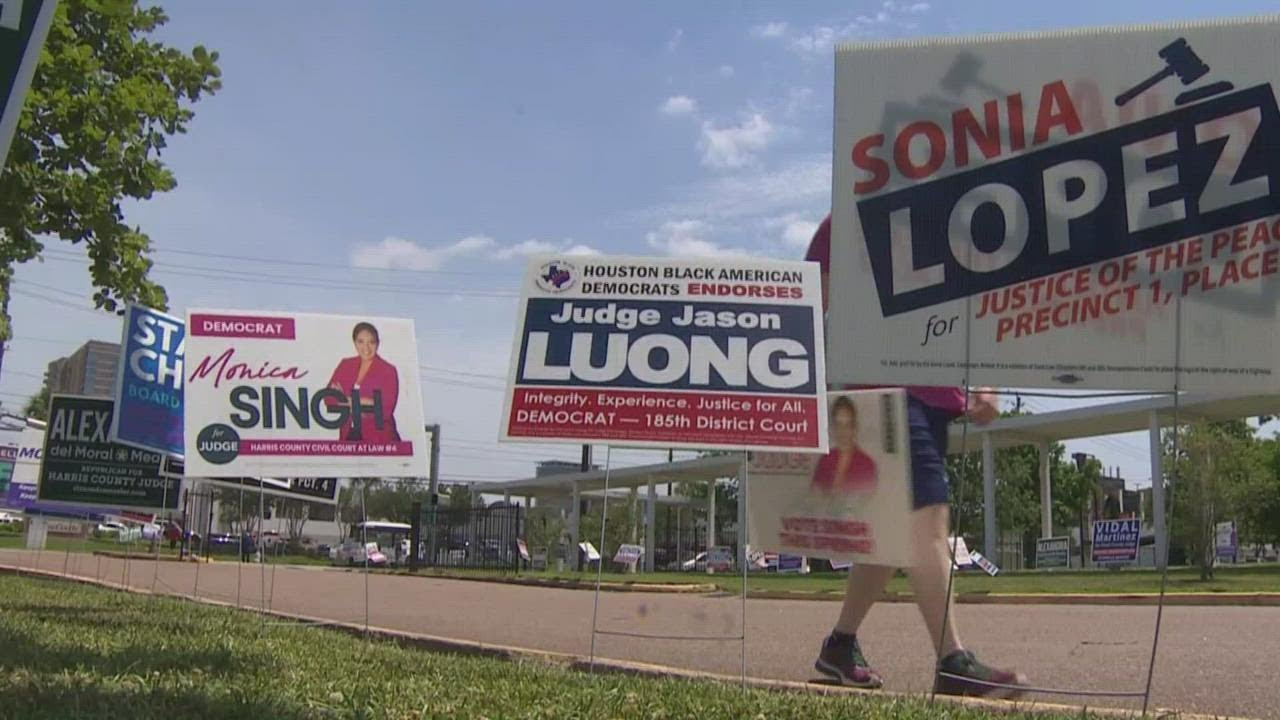 Texas runoff elections: First day of early voting off to a smooth start in Harris County