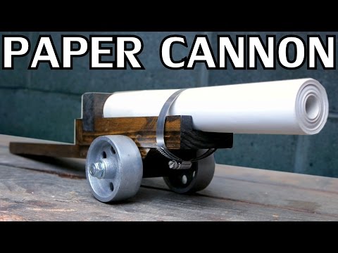 This DIY Paper Cannon Packs One Heck of a Punch