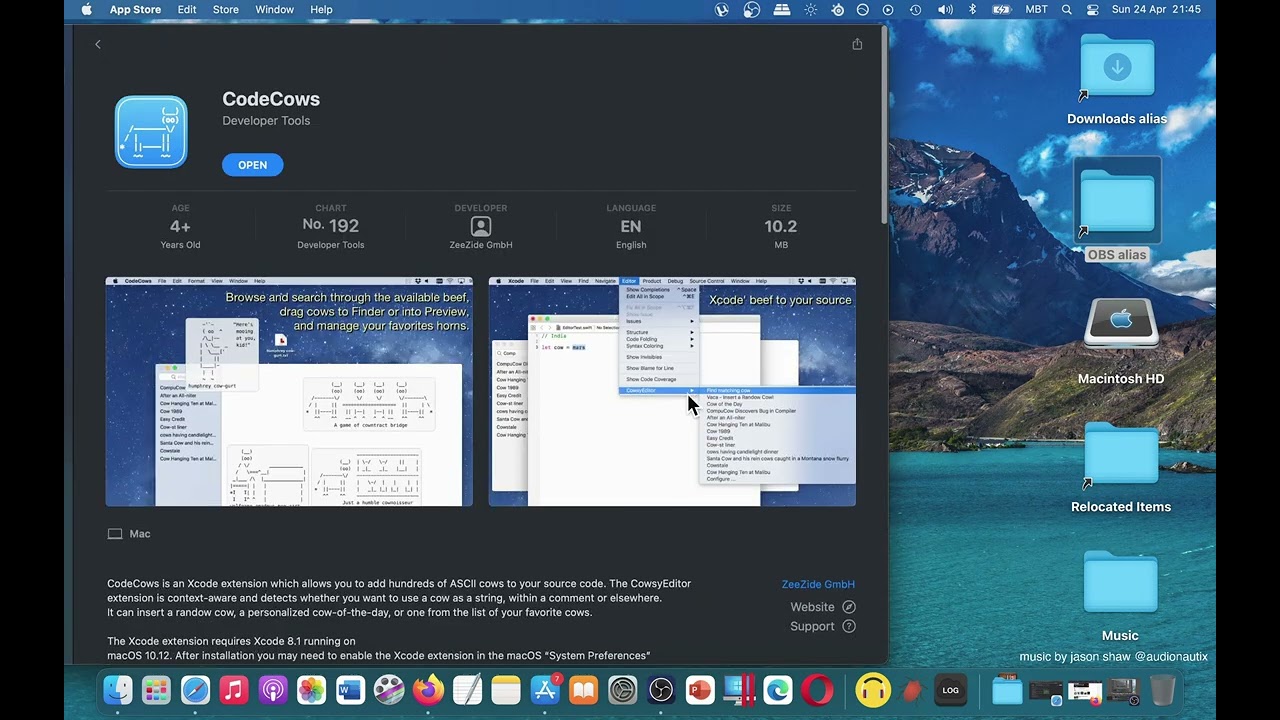 CodeCows Developer Tools App [MAC] Basic Overview - Mac App Store