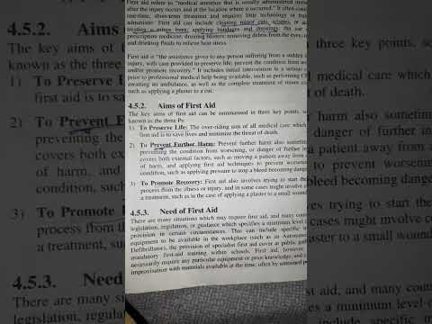 Aims Of First Aid