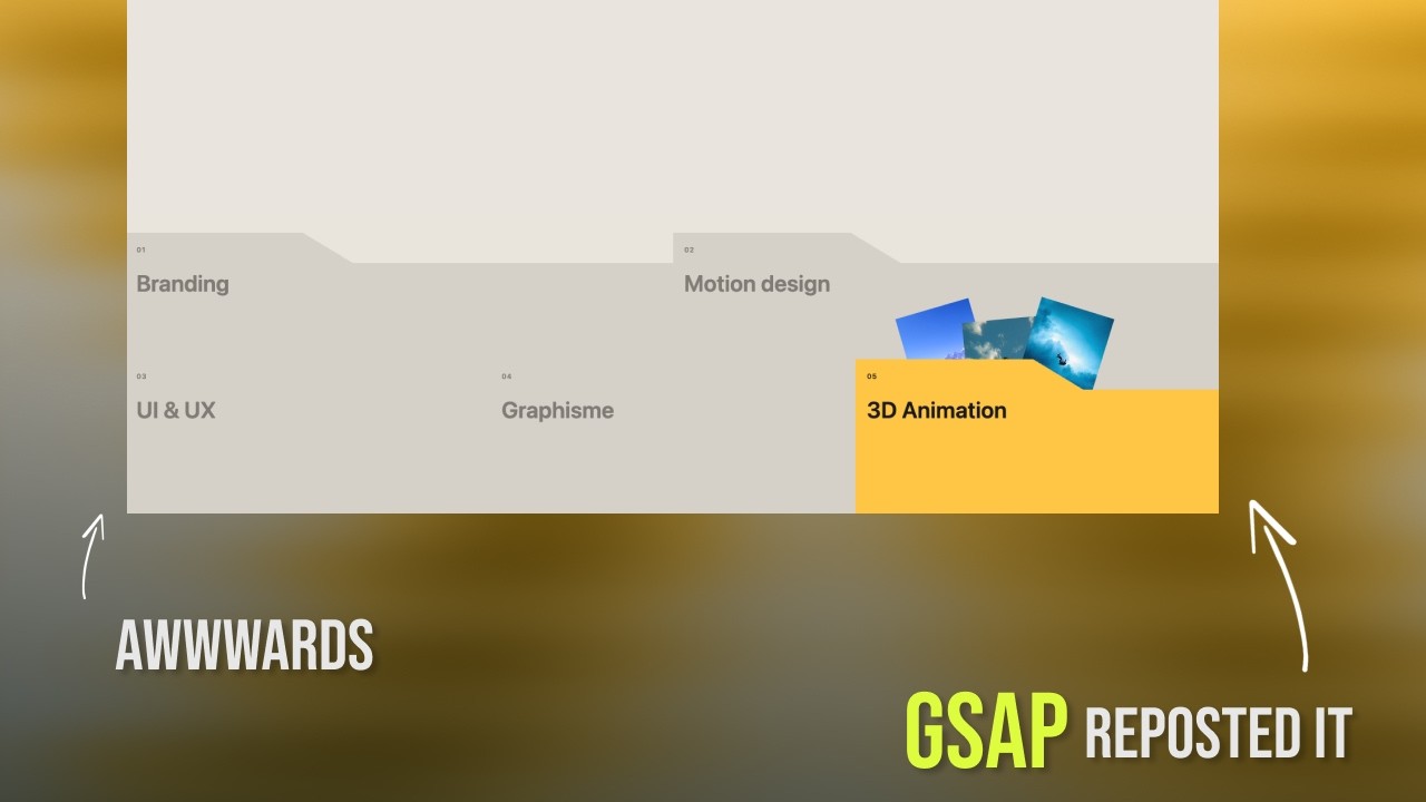 This Folder Hover Trick Is Illegal on AWWWARDS | GSAP