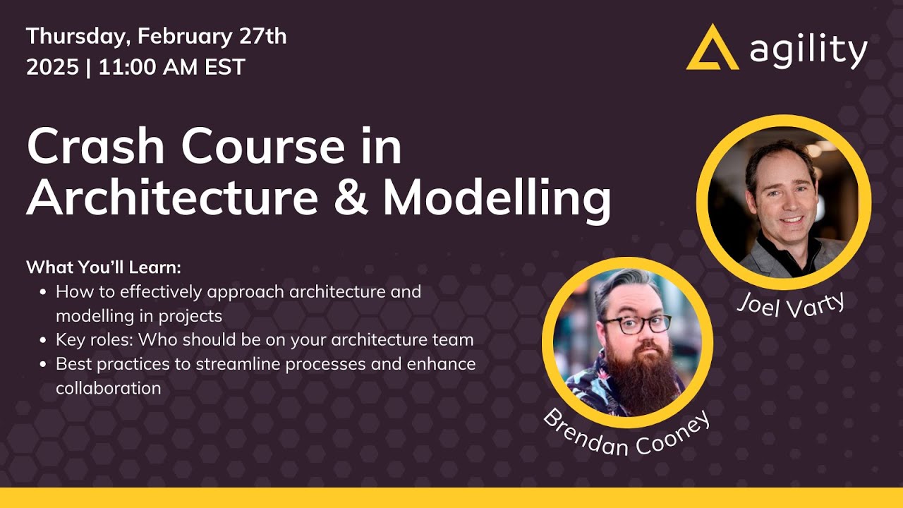 Crash Course on Architecture & Modelling