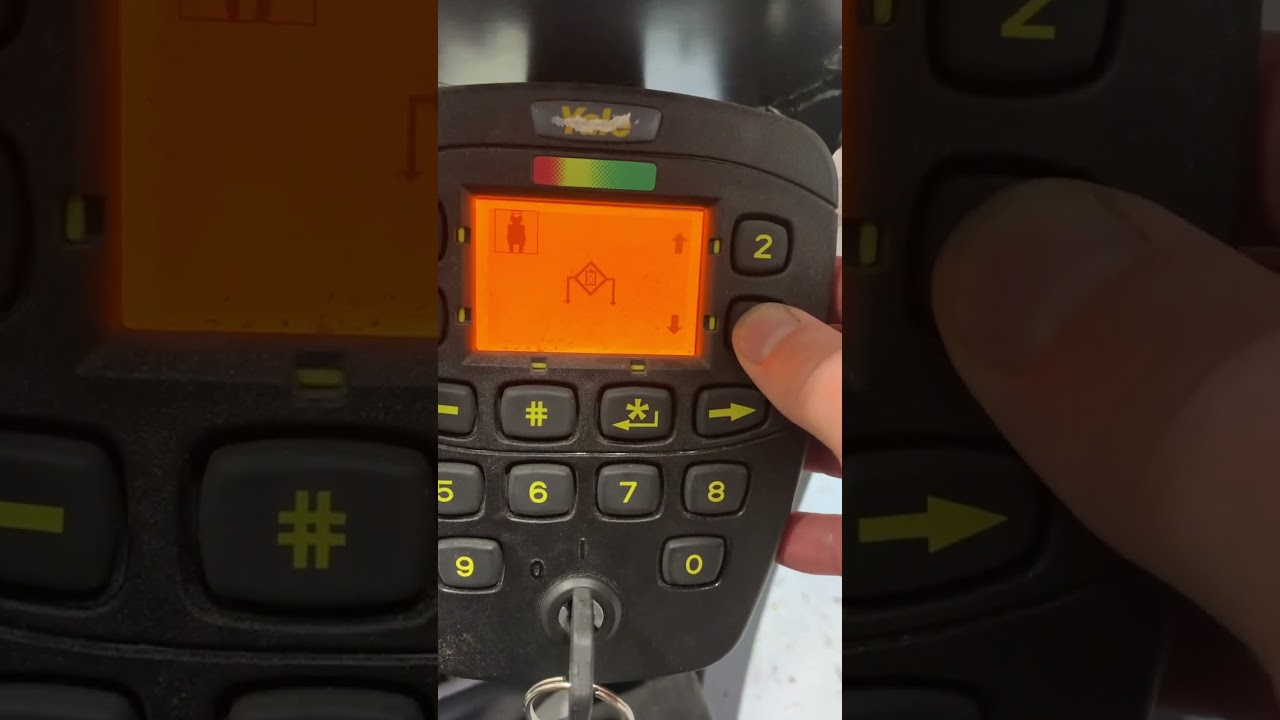 Yale forklift  Passcode  How to adjust speed