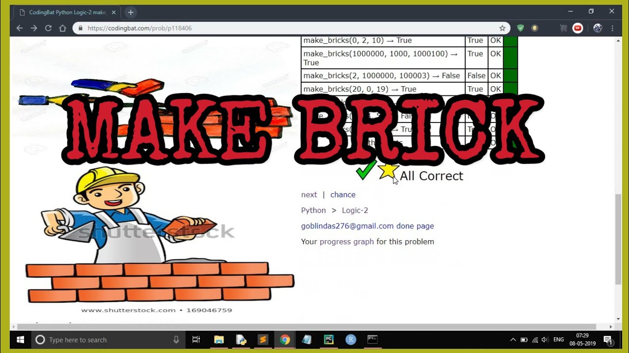 Make Brick problem using Python