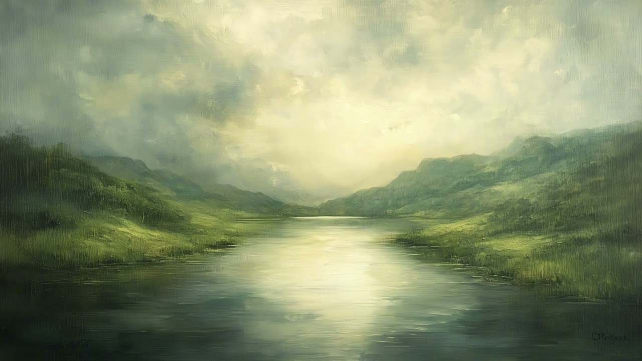 Serene Mountain Lake Landscape in 4K | 2 Hours Frame TV Art | Peaceful Nature Scenery  | No Sound