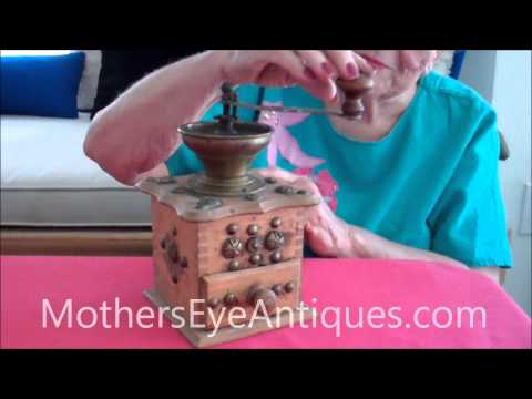 Wooden Coffee Grinder with Crank Handle
